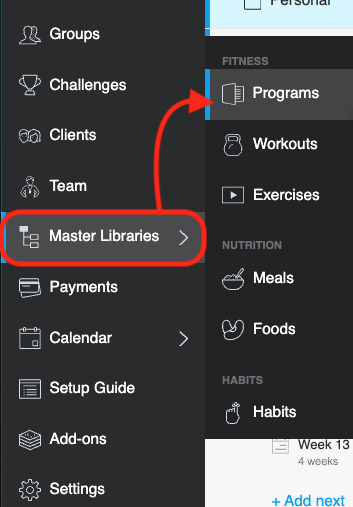 How to Use Master Habit Programs – ABC Trainerize Help Center