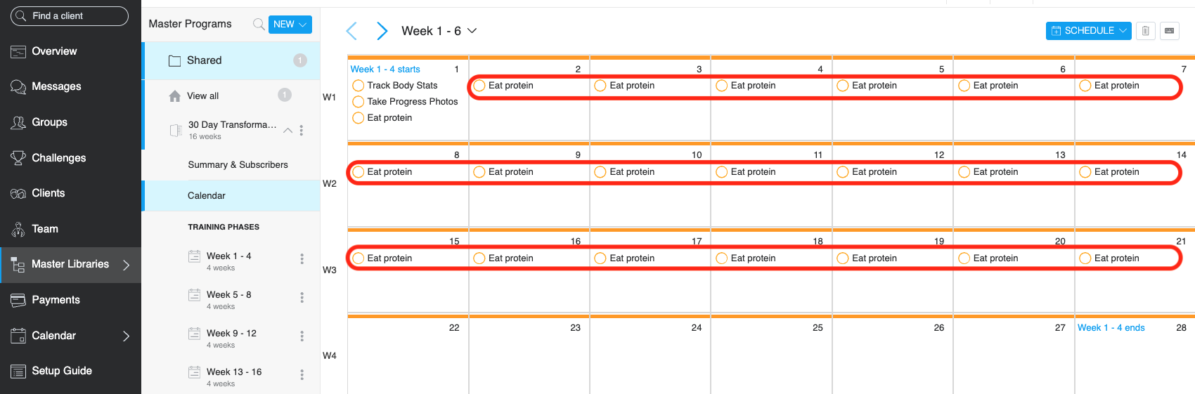 How to Use Master Habit Programs – ABC Trainerize Help Center