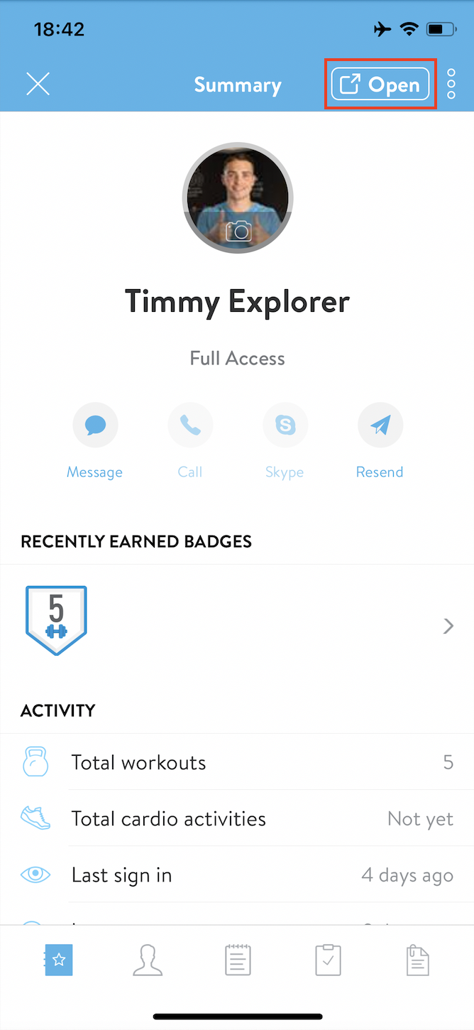 How To Track Workouts For A Client – ABC Trainerize Help Center